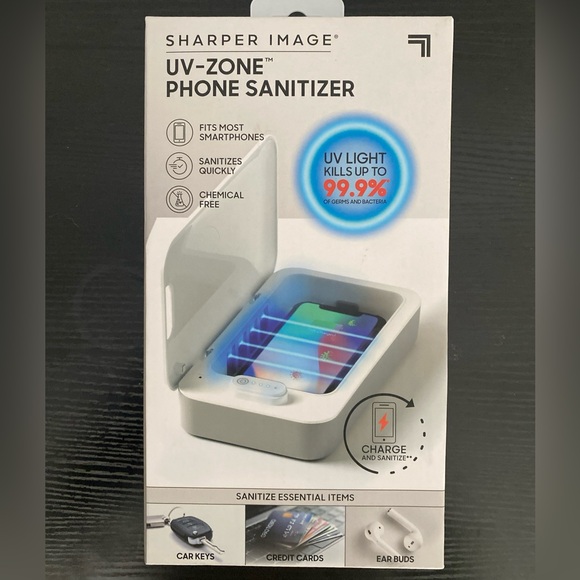 Sharper Image | Cell Phones & Accessories | Uv Zone Phone Sanitizer By Sharper Image Sanitizes ...